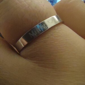 ATEEZ RING/ Personalized Ring Kpop Atiny Subtle Engraved - Etsy