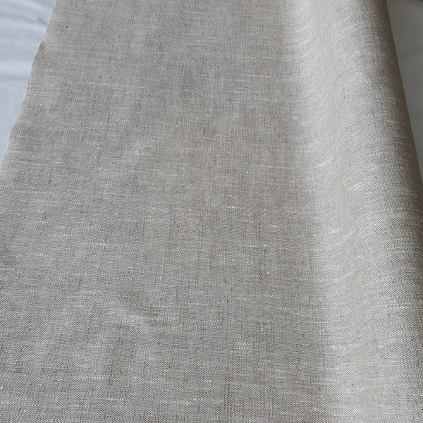 Lin enduit naturel CHINÉ, vendu a la coupe par multiples de 25cm ...