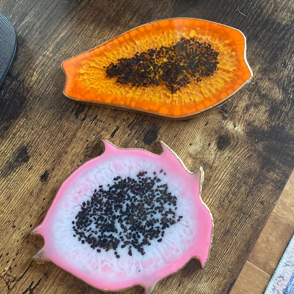 Ghost Resin Coasters / Halloween Decor - Etsy