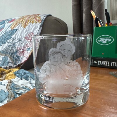 Father's Day Gift From Daughter Glass Fathers Day Gift, Dad Gift, Papa ...