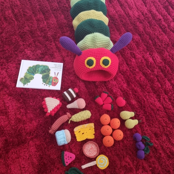 The Hungry Caterpillar, Butterfly & Cocoon Digital Crochet Pattern - Etsy