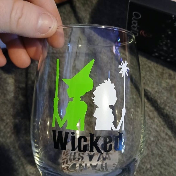 The Broadway Collection: WICKED Inspired Wine Glass - Etsy