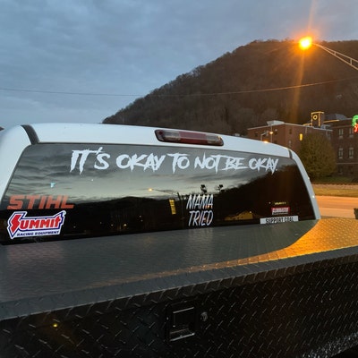 CUSTOM TEXT 42 Windshield BROW Vinyl Decal Sticker Personalized Truck ...