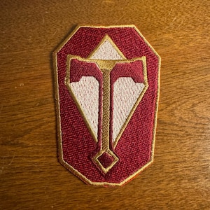 Talis' Crest - Arcane Patch: Embroidered Iron-on Applique - Etsy