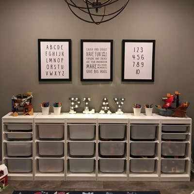 Kids Playroom Printable Art Playroom Rules Toy Room Prints - Etsy