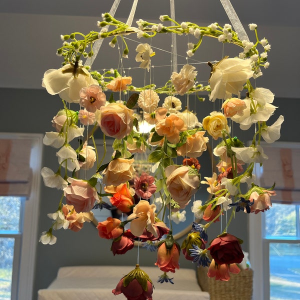 Garden Flower Mobile - Etsy