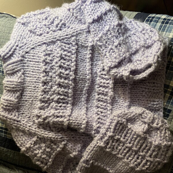 KONA SWEATER : Knitting Pattern, Zero Waste, Textured, Colorful, Light ...