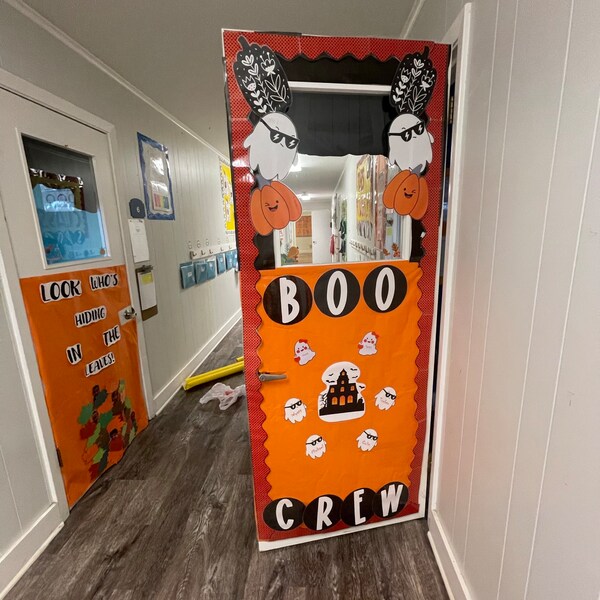 Halloween Classroom Decor, Boo Crew Bulletin Board Kit, Classroom ...
