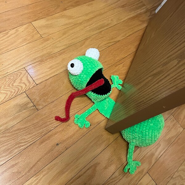 The Original Squashed Frog Door Stopper Amigurumi Instant Download PDF ...