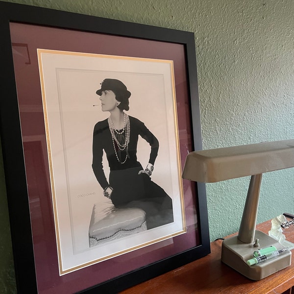 Coco Chanel by Photographer Man Ray (1935) 12x16 Heavyweight Art Print ...