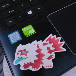 Zacian Vinyl Sticker | Etsy