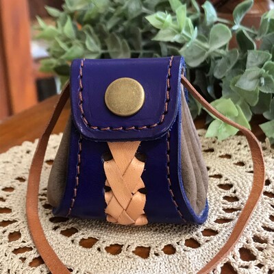 PDF Pattern. Leather Drawstring Coin Pouch - Etsy