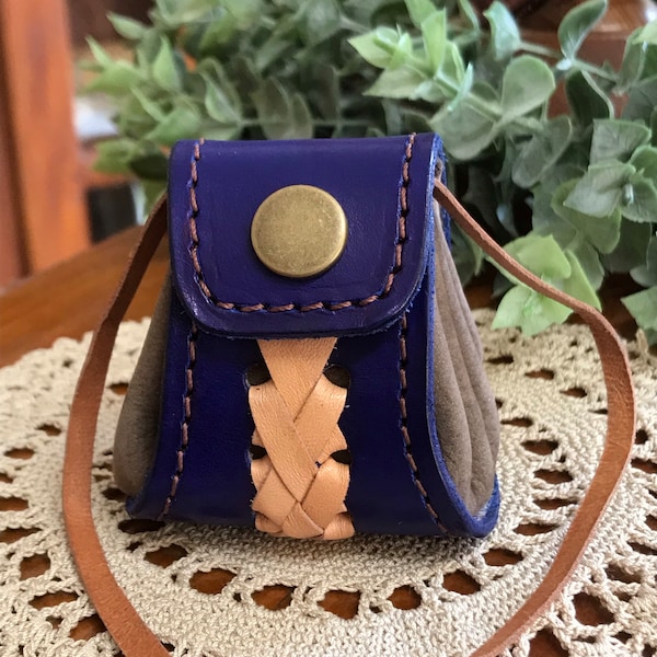 PDF Pattern. Leather Drawstring Coin Pouch - Etsy