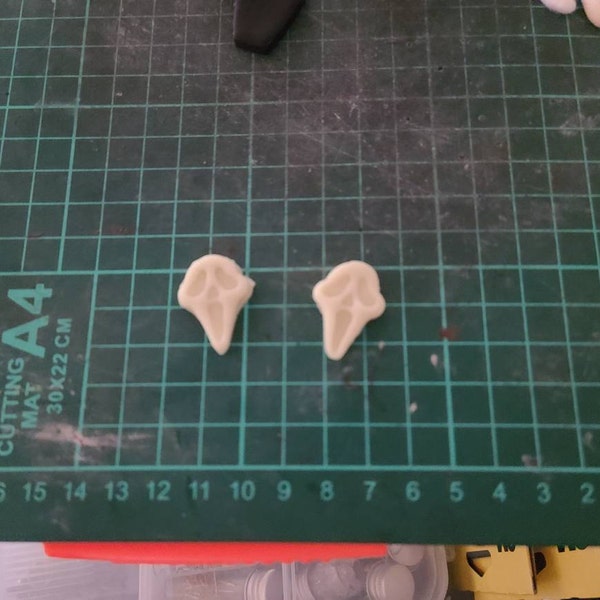 Halloween Scream Mask Polymer Clay Cutter | Halloween Clay Cutter |fall ...