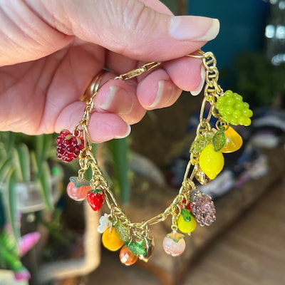 10pcs Cute Strawberry Charms, Strawberry Pendant, Resin Fruit Charms ...