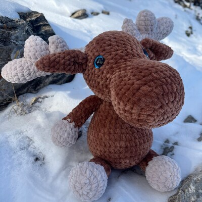 Manny Moose CROCHET PATTERN Amigurumi Crochet Pattern PDF - Etsy