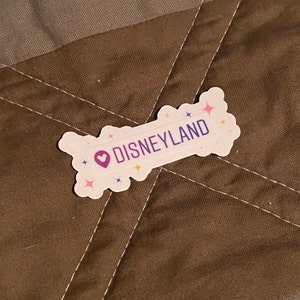 Disneyland Destination Drop Pin Transparent Sticker/ Hidden - Etsy