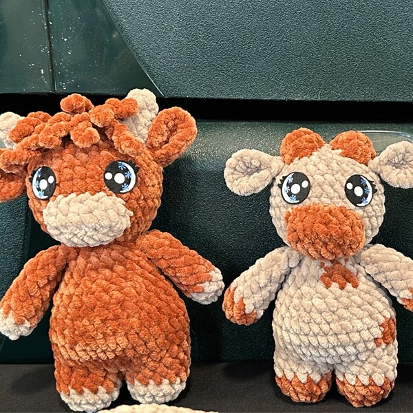 Mini Cow Crochet Pattern | Cow Pattern | Crochet Cow | Low Sew Crochet ...