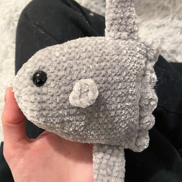 Crochet Fish Pattern, Sunfish, Mola Mola Amigurumi Pattern, Summer Fish ...