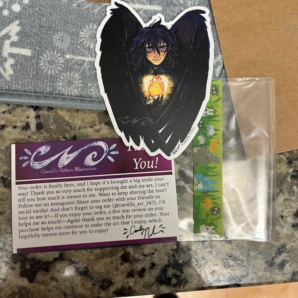 Howl and Calcifer - Vinyl Sticker, Howl Sticker, Best Friend Gift ...