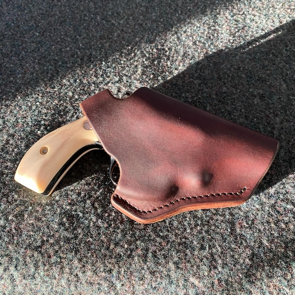 Smith & Wesson 642 Cross Draw Holster, Right Hand Draw, Leather Thumb ...