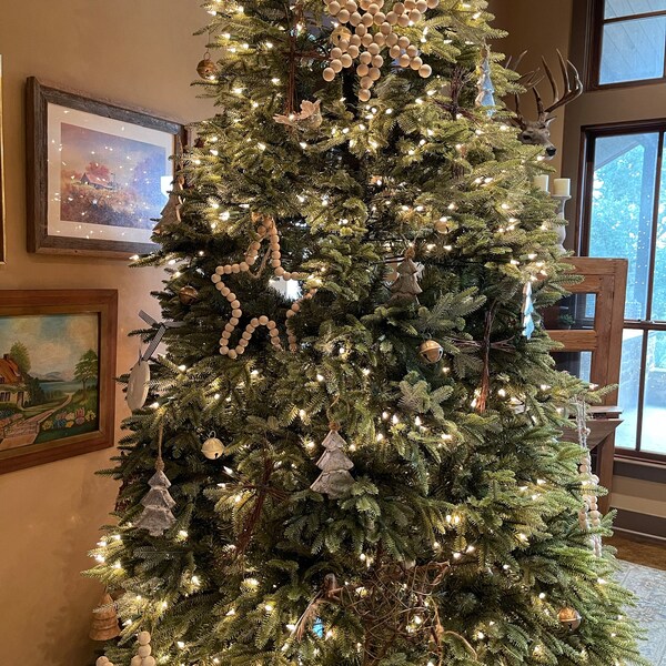 Pearl Snowflake Christmas Ornament | Christmas Decor - Etsy