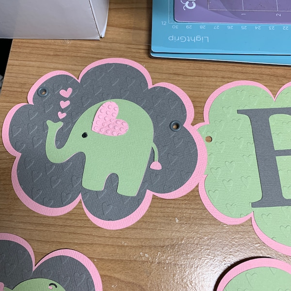 Elephant Valentine Heart SVG Files for Cricut or Silhouette Cute Baby ...