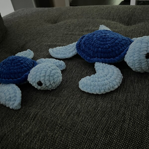 Fred the Sea Turtle Crochet Pattern PDF Download Includes Follow Along ...
