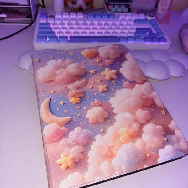 Pink Bows Simple Custom iPad Case for iPad Pro 2024/2022/2021,ipad Air ...