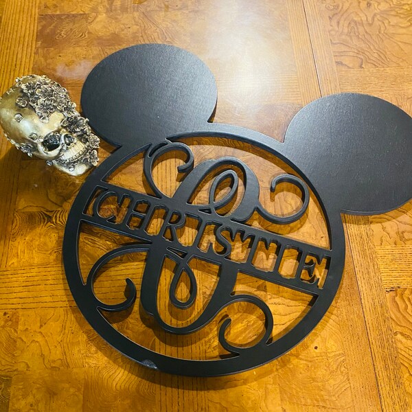 Walt Disney Wedding - Wooden Monogram - Disney Bride - Wooden Initials ...