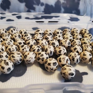 Orange Buck Focal Beads and Camouflage 15mm Silicone Bead Mix ...