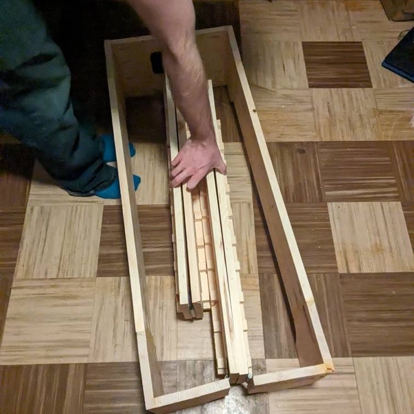 DIY Folding Bed in a Box Woodworking Plans (PDF) - Etsy