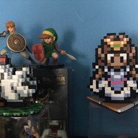 Treble Perler 3D Pixel Art - Megaman Inspired - 3D Standup - Bead ...