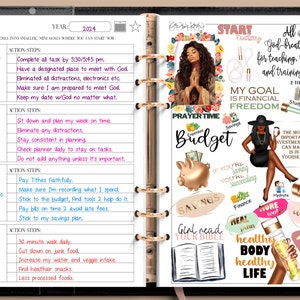 Office Digital Stickers for Goodnotes Planner, Business Woman Stickers ...