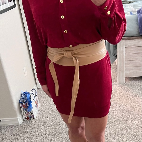 Women's Belt Wide Black Stretch Belt 4" / 10cm Glamorous Waist Cincher ...