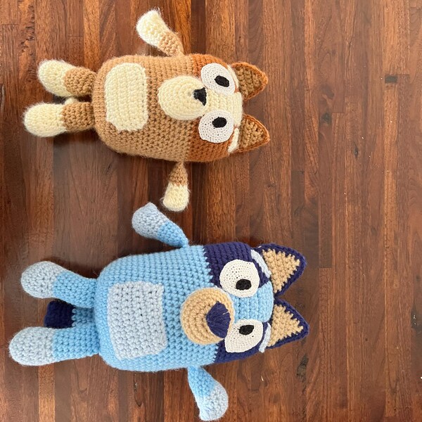 Heeler Hand Puppets PDF Crochet Pattern - Etsy