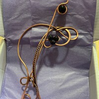 Wire Wrap Hair Clip Hair Slide Copper Hair Sticks Heady Wire - Etsy Denmark