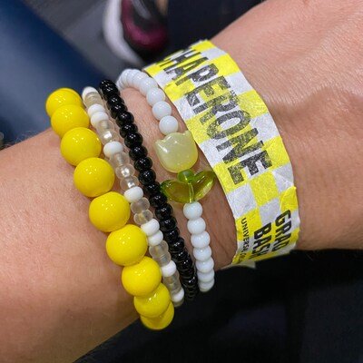 Friends Motto Glow Letters Beaded Bracelets - Etsy