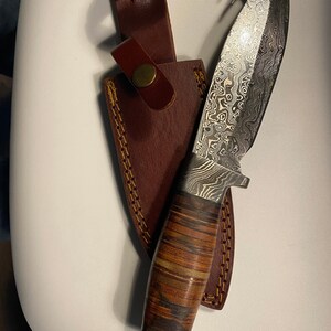 EDC Mini Cleaver/ Handmade Damascus Steel/ Bushcraft Knife/ | Etsy