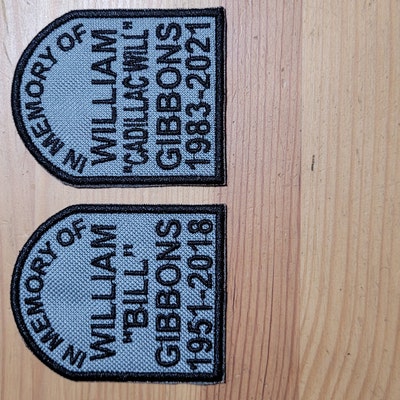 Tombstone Memorial Patches - Etsy