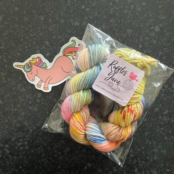 Autumn Shades - Ruffles Scrapcake, 150g Ruffles Hand Dyed Yarns, DK ...