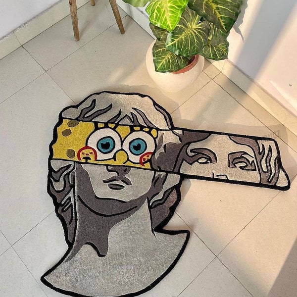 CLIMBING LEOPARD RUG| Animal Rug, Handtufted Rugs, Bedroom Aesthetic ...