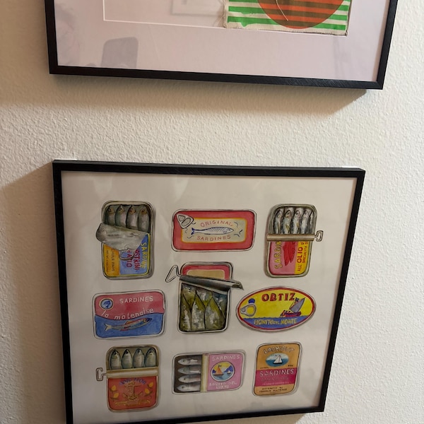 Matchbox Art Collection Print, Watercolor Painting, Vintage Matchbox ...