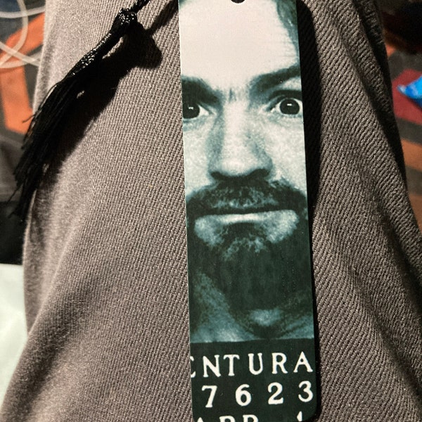 Serial Killer Mugshot Bookmark, Metal Bookmark, True Crime, Book Mark ...