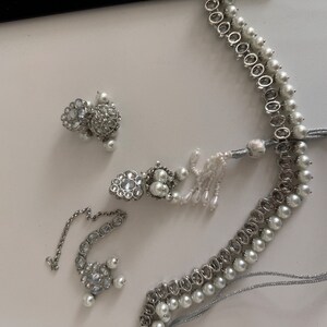 Antique Golden Base White Polki Multi Jhumki Bangles/kade/indian ...