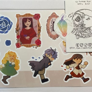 Ib Game Sticker Sheet - Etsy
