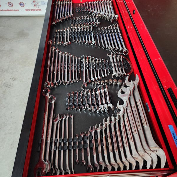 Magnetic Spanner Organiser Holder - Wrench Rack Stand - Mechanic ...