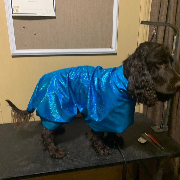 Dog Drying Coat, Grooming Coat, Lycra, Washable, Comfortable, Custom ...