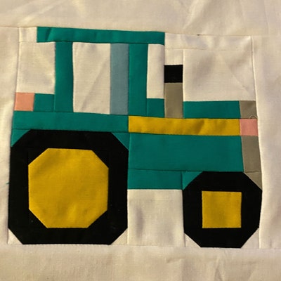 PDF Quilt Block Pattern Tractor Vehicle Quilt Pattern - Etsy