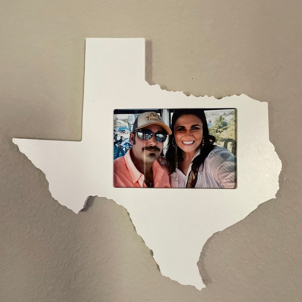 State Shaped 4x6 Picture Frame - Etsy